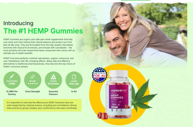 Via Hemp Gummies Australia/AU :Legit or SCAM? Reviews, Price!